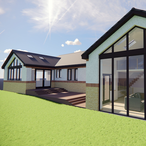 3D Visualisation of extension | All Design Architectural Services